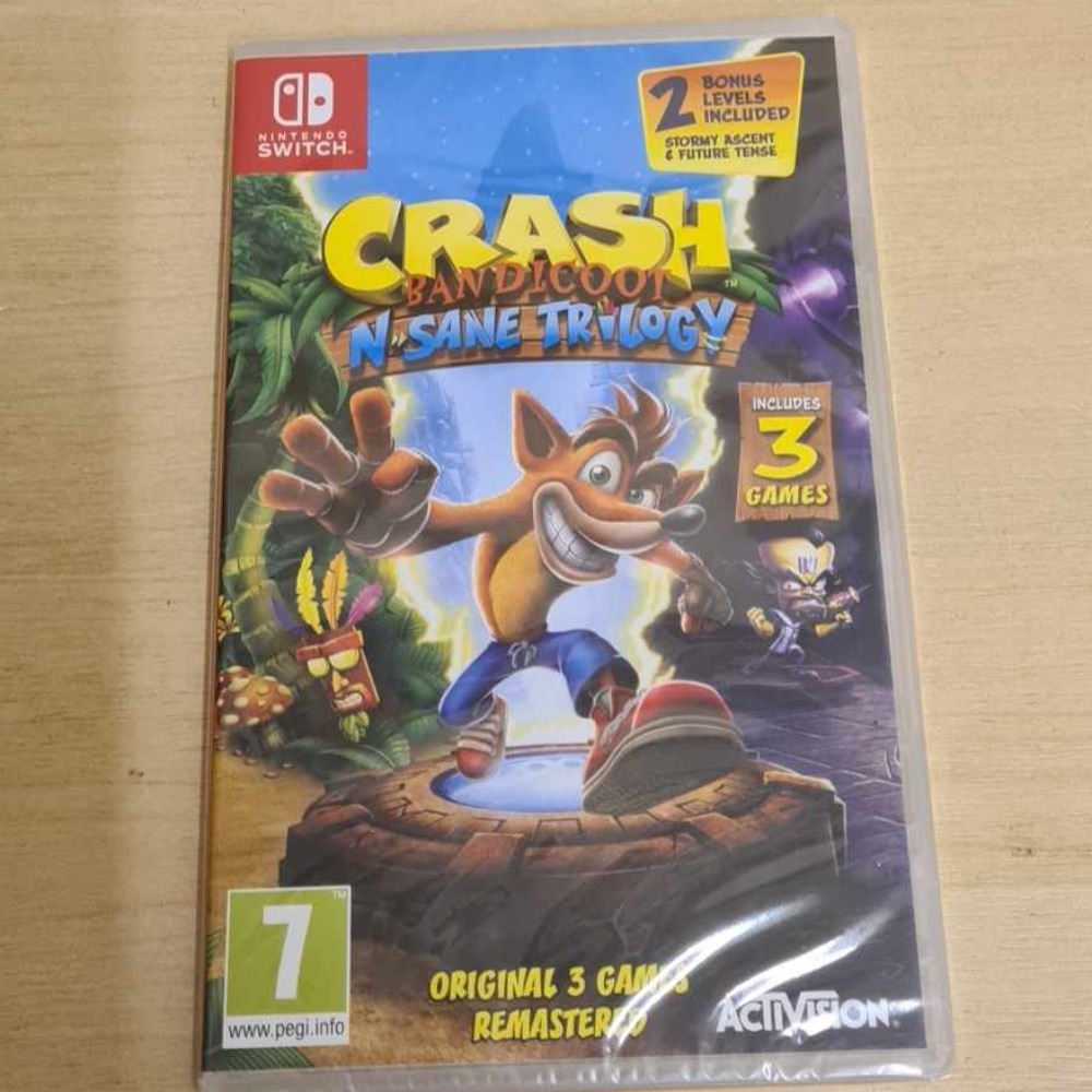 New Nintendo Switch Crash Bandicoot n Sane Trilogy - Switch Game - Own4Less
